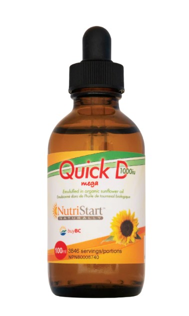 NutriStart Naturally - Quick D - 1000 IU – The Vitamin Shop