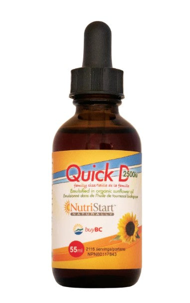 NutriStart Naturally - Quick D - 2500 IU – The Vitamin Shop