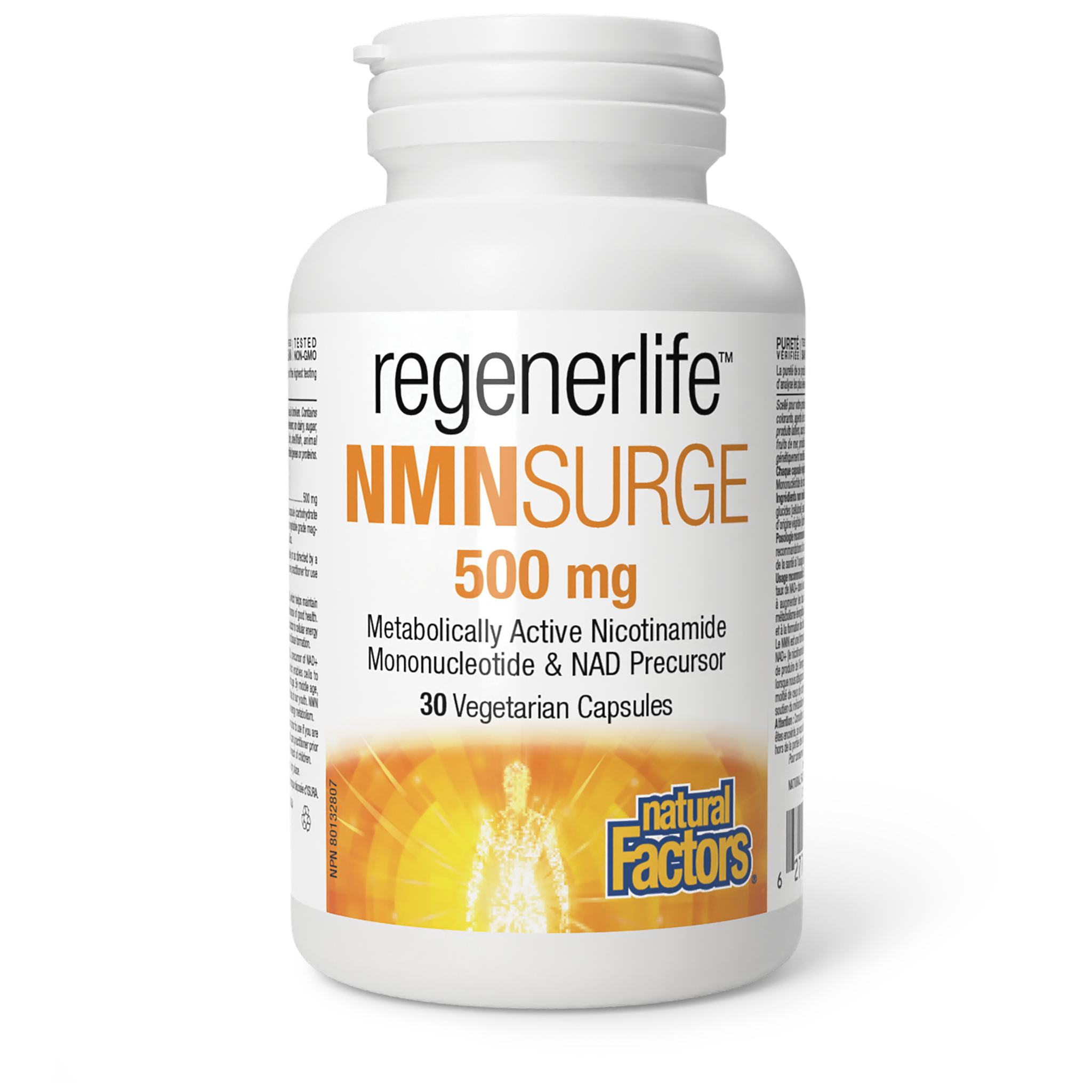 Natural Factors - RegenerLife NMN Surge 500mg – The Vitamin Shop
